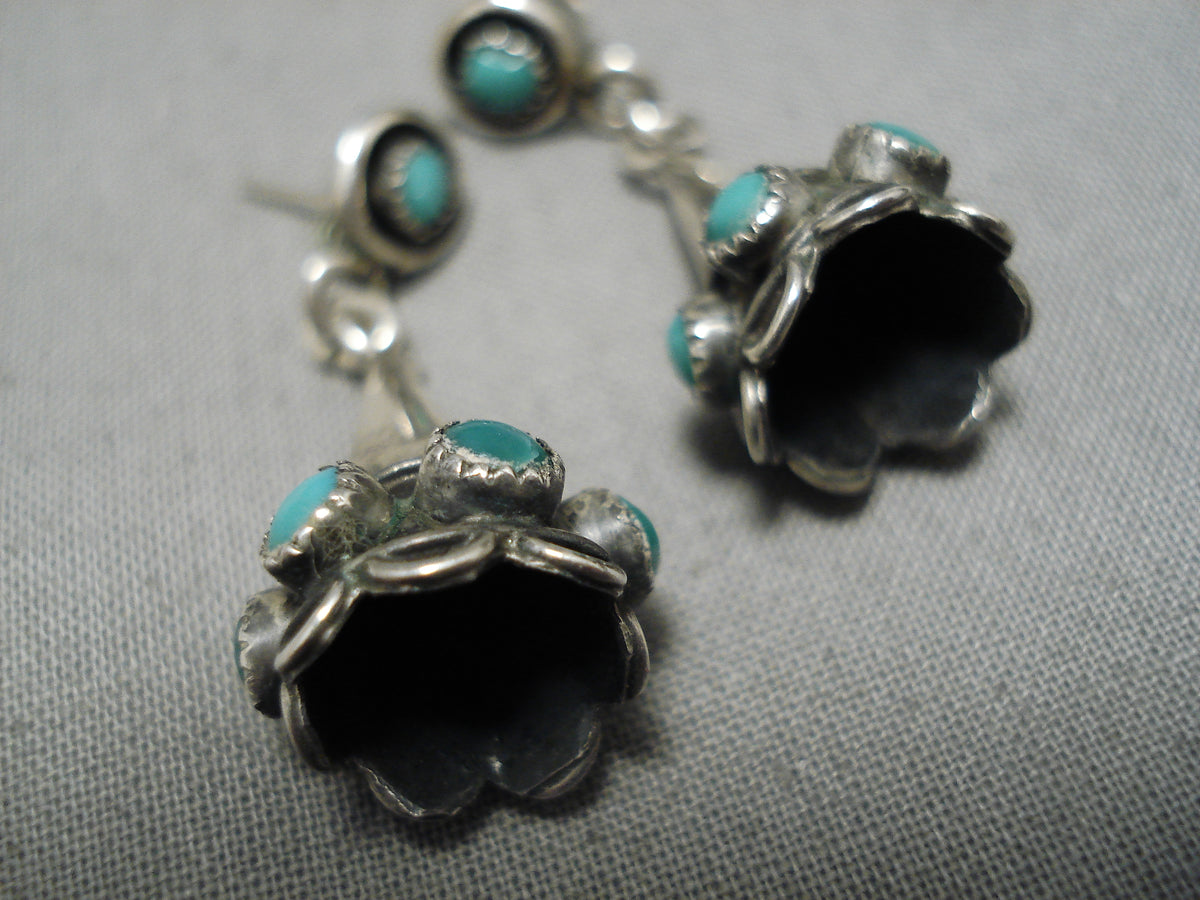 Extremely Rare Vintage Native American Navajo Snake Eyes Turquoise Ste ...