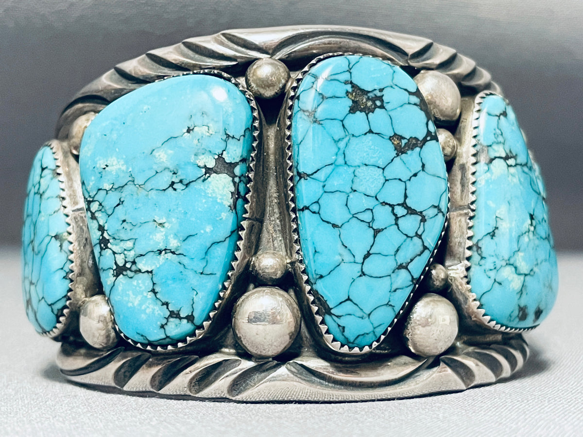 Native American Best Important Jean Dale Vintage Rare Turquoise Sterli ...