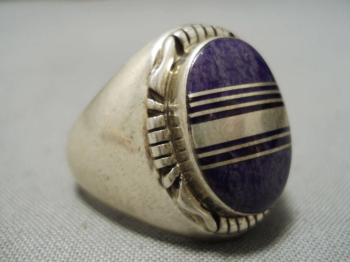 Stunning Vintage Native American Navajo Ron Hurley Sterling Silver Men ...