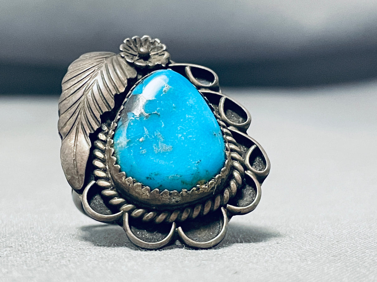 Edsitty Family Vintage Native American Navajo Turquoise Sterling Silve ...