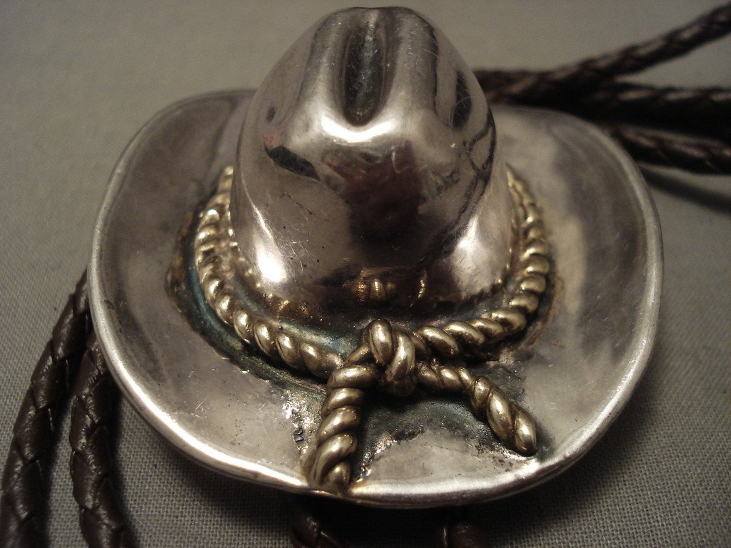Completely Handmade Huge Cowboy Hat Vintage Navajo Native American Jew ...