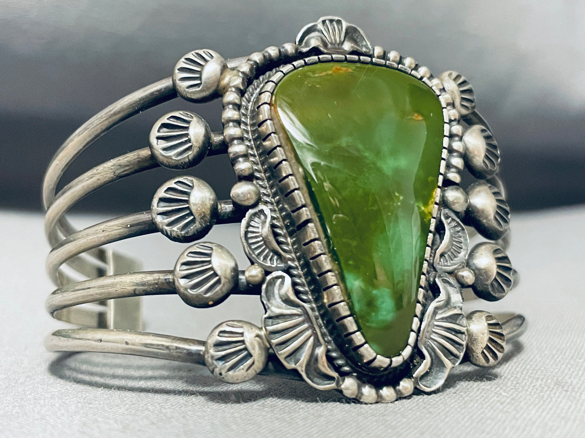 Best Vintage Verdy Jake Damale Turquoise Sterling Silver Bracelet ...