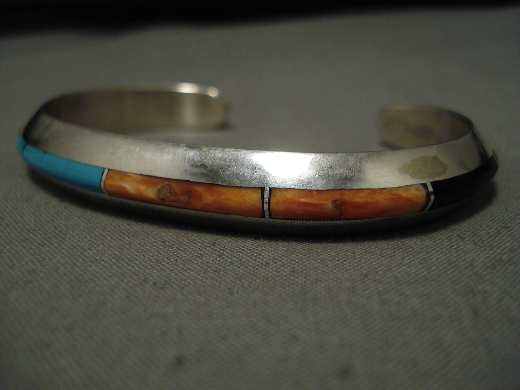 Incredible Vintage Native American Navajo Jimmy Poyer Sterling Silver ...