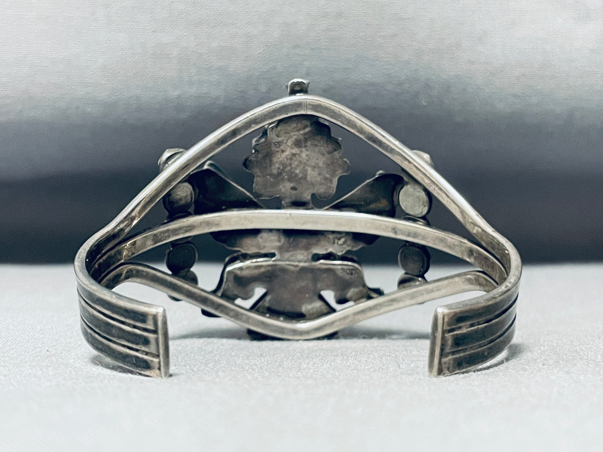 One Of The Best Vintage Native American Zuni Turquoise Knifewing Sterl ...