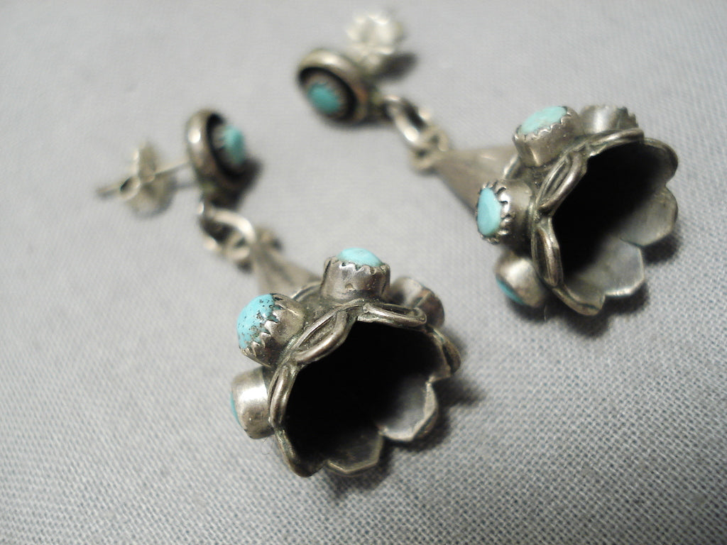 Quality Vintage Native American Navajo Snake Eyes Turquoise Sterling S ...