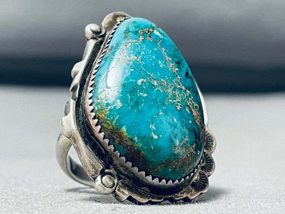 The Best Vintage Native American Navajo Oscar Alexius Turquoise Sterli ...