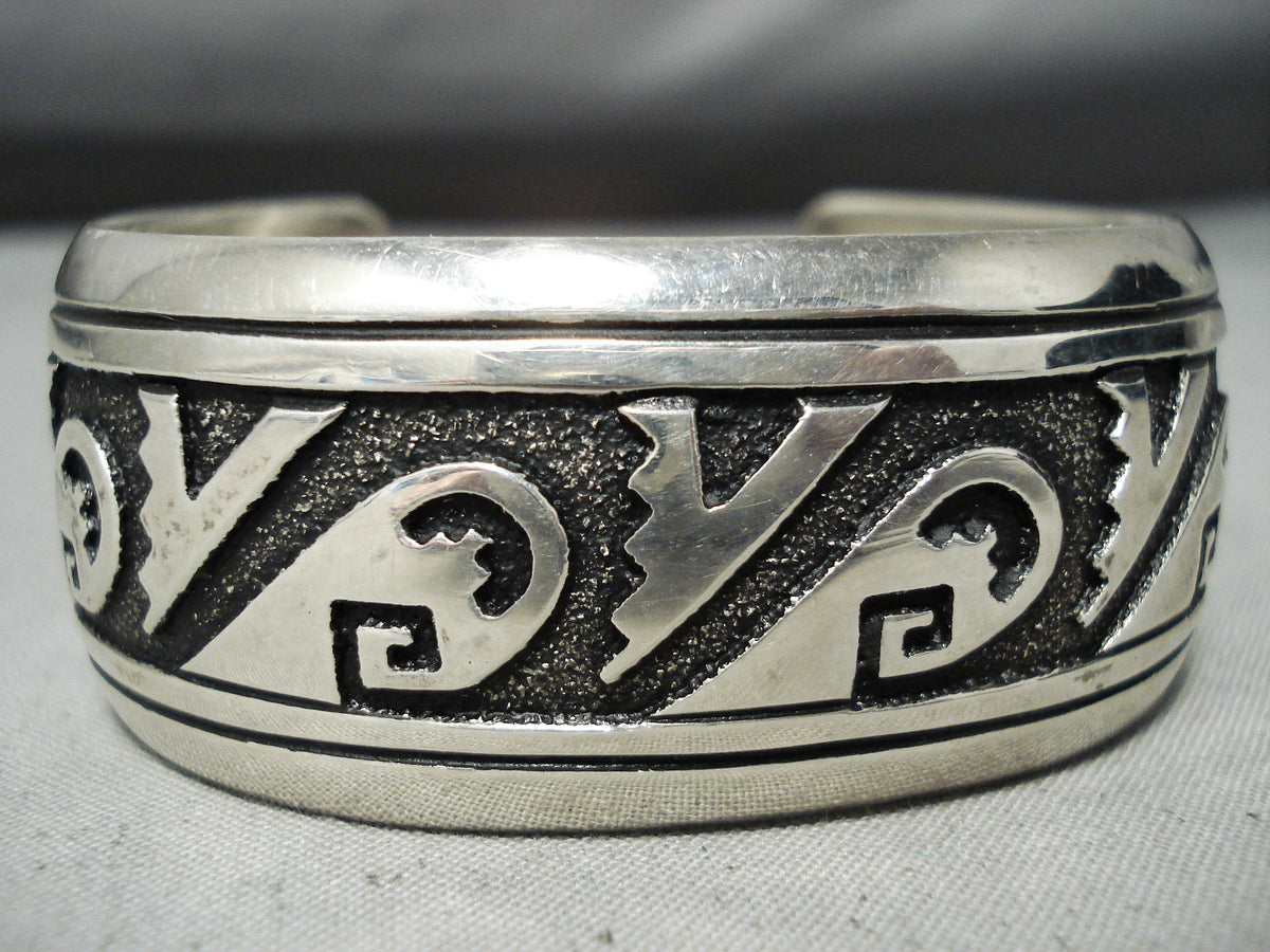Authentic Vintage Native American Navajo Thomas Singer Sterling Silver ...