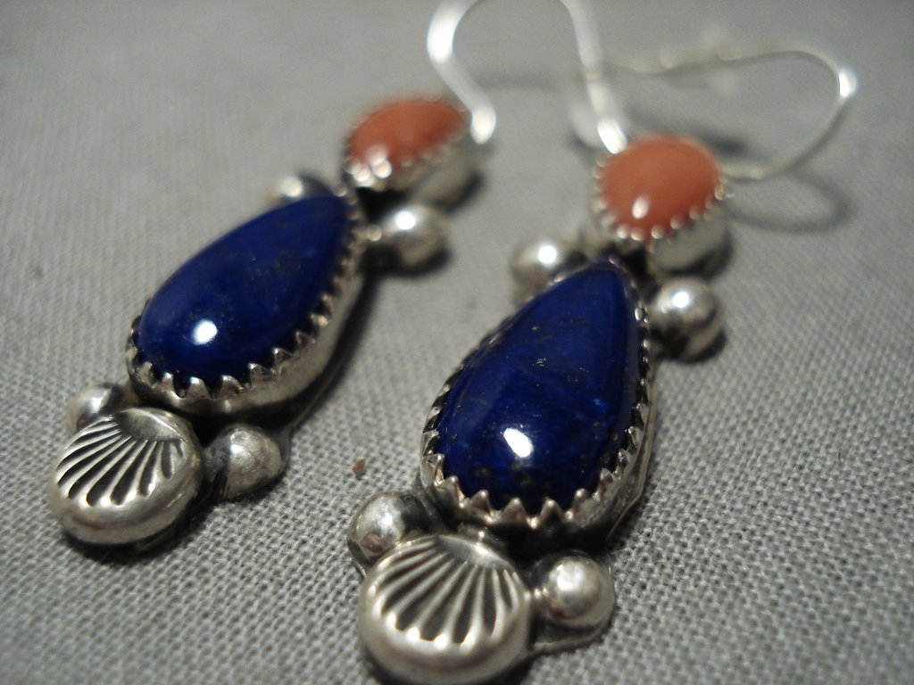 Dramatic Important Jeanette Dale Sterling Silver Native American Navaj ...
