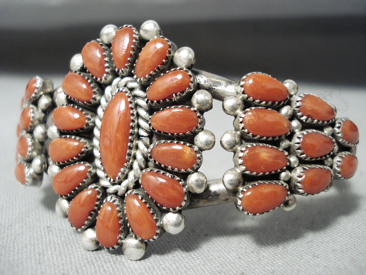 Authentic Important Alice Quam Vintage Native American Zuni Coral Ster ...