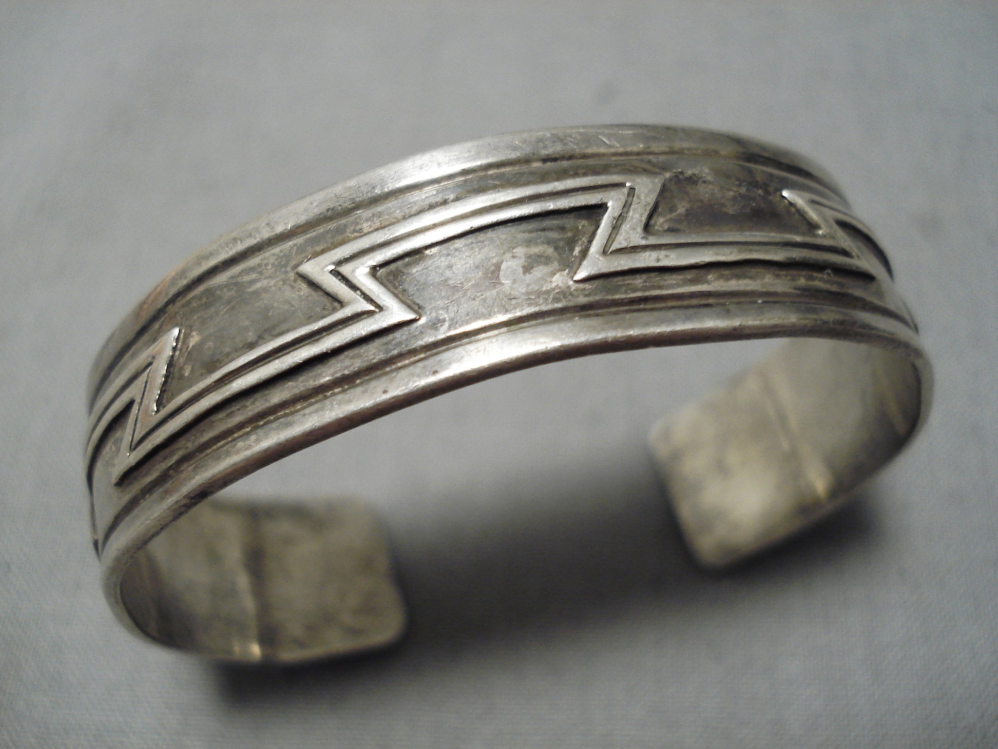 Signed Vintage Hopi Native American Sterling Silver Bracelet – Nativo Arts