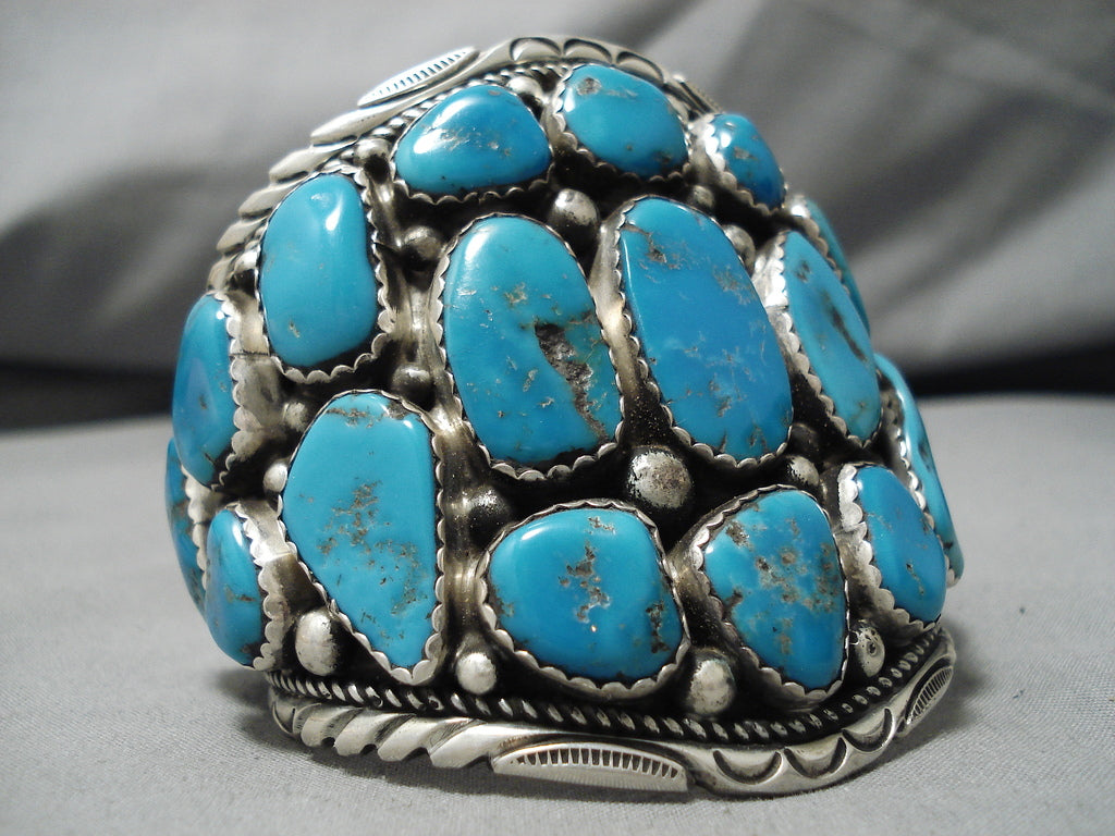 Best Vintage Native American Navajo Tommy Tso Turquoise Sterling Silve ...