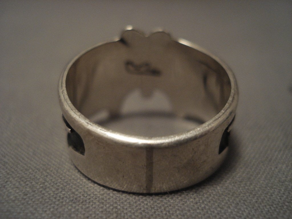 Famous Artist Vintage Hopi signature Design Native American Jewelry Si ...