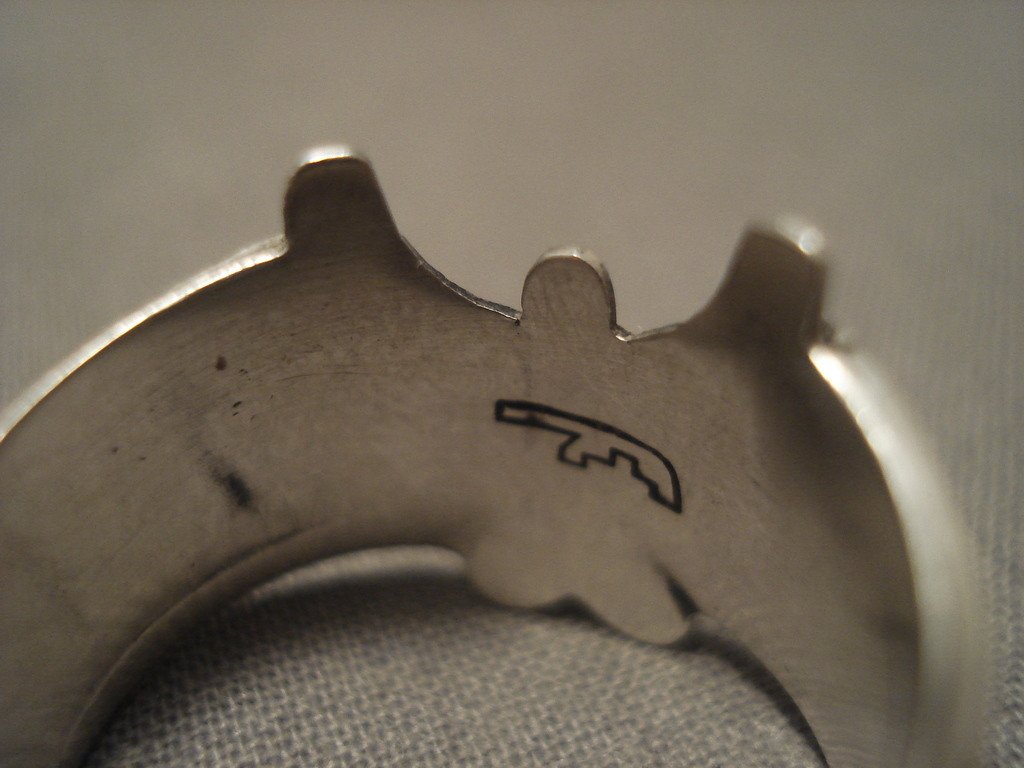 Famous Artist Vintage Hopi signature Design Native American Jewelry Si ...