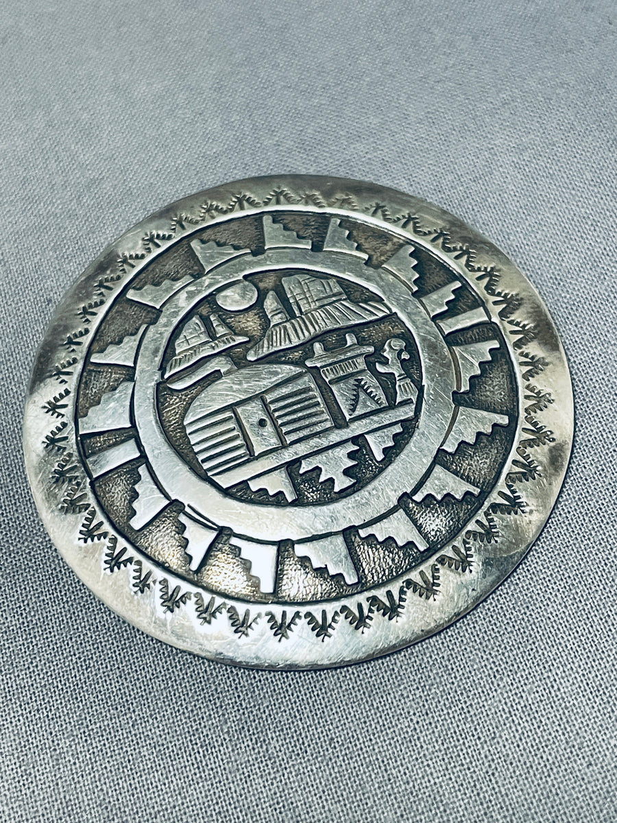 Rand Begay Native American Navajo Sterling Silver Pin/ Pendant Signed ...