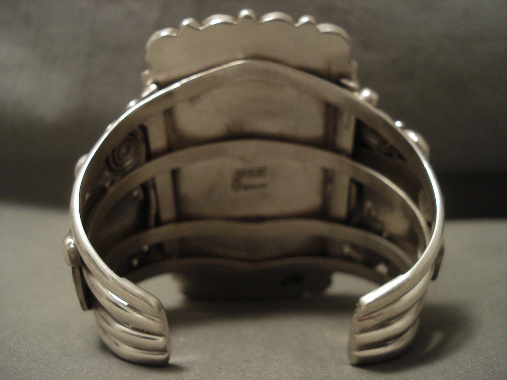 Gargantuan Navajo 'Squared Lapis' Snake Eye Ben Begaye Native American ...