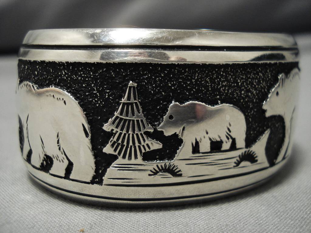 Guaranteed Authentic Vintage Native American Navajo Thomas Singer Ster ...