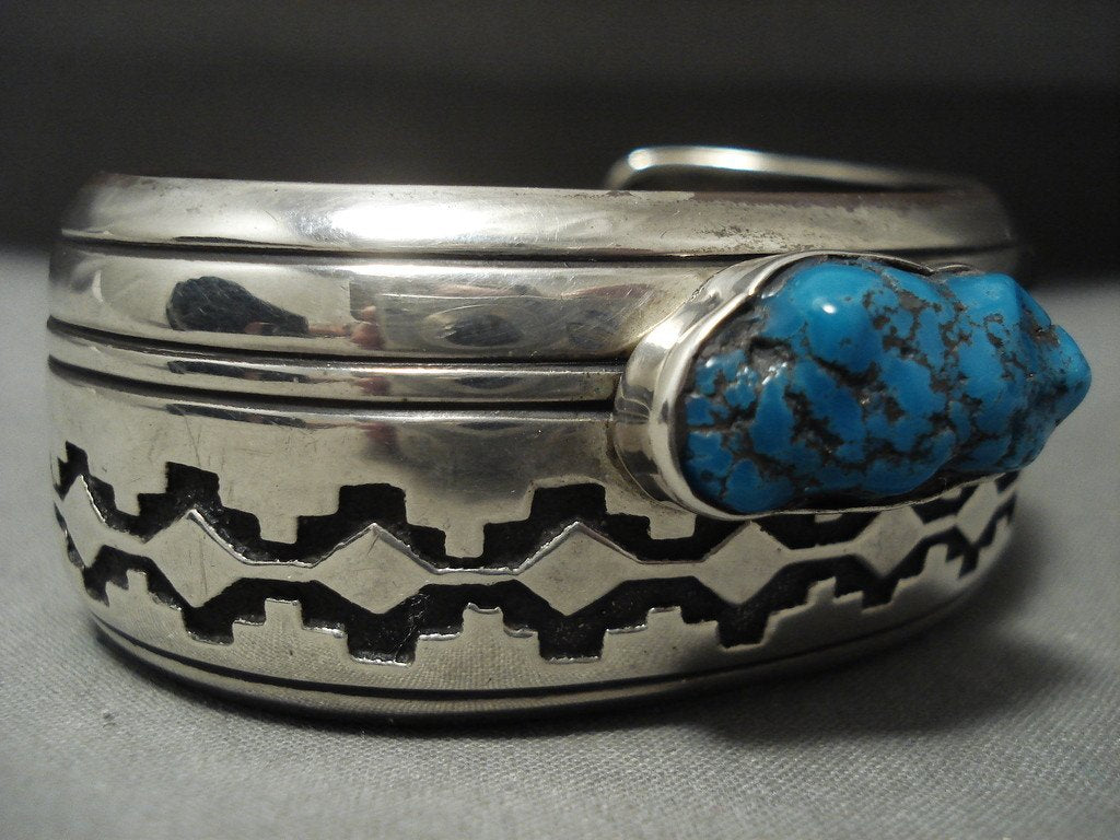 Guaranteed Authentic Vintage Navajo Thomas Singer Turquoise Native Ame ...