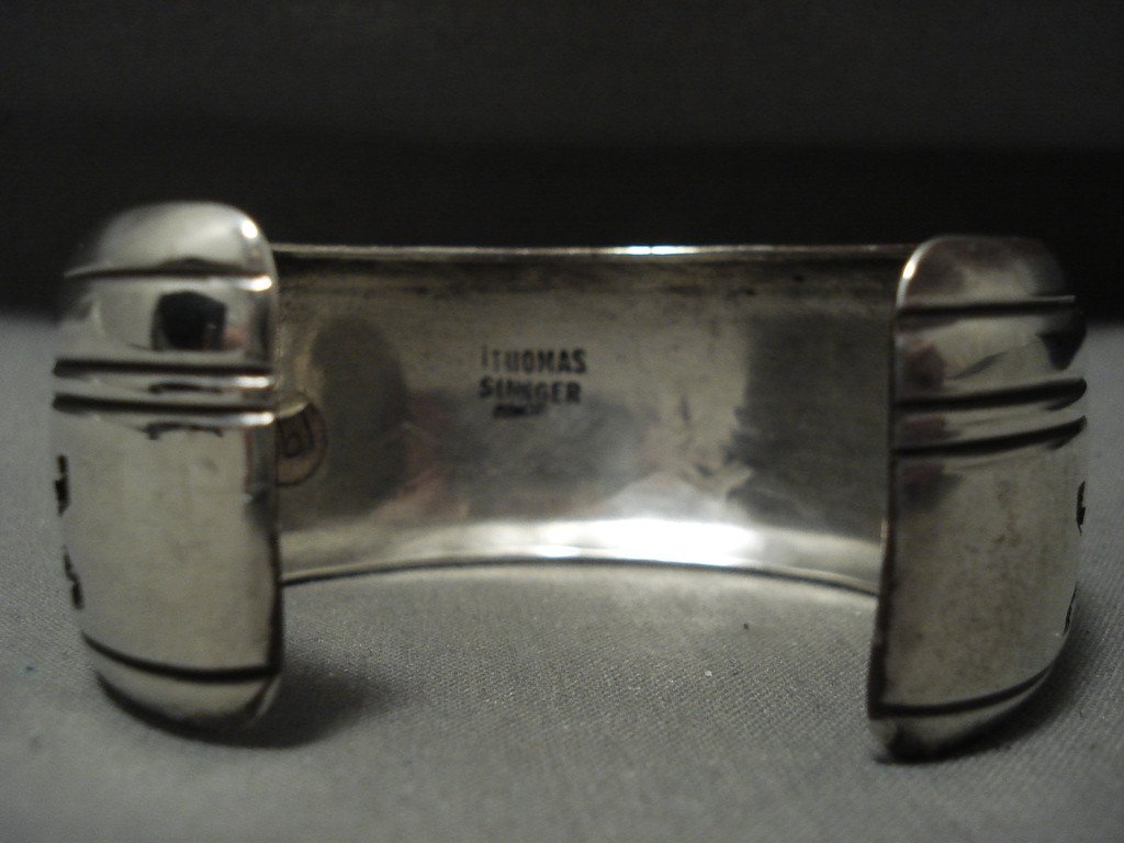 Guaranteed Authentic Vintage Navajo Thomas Singer Turquoise Native Ame ...