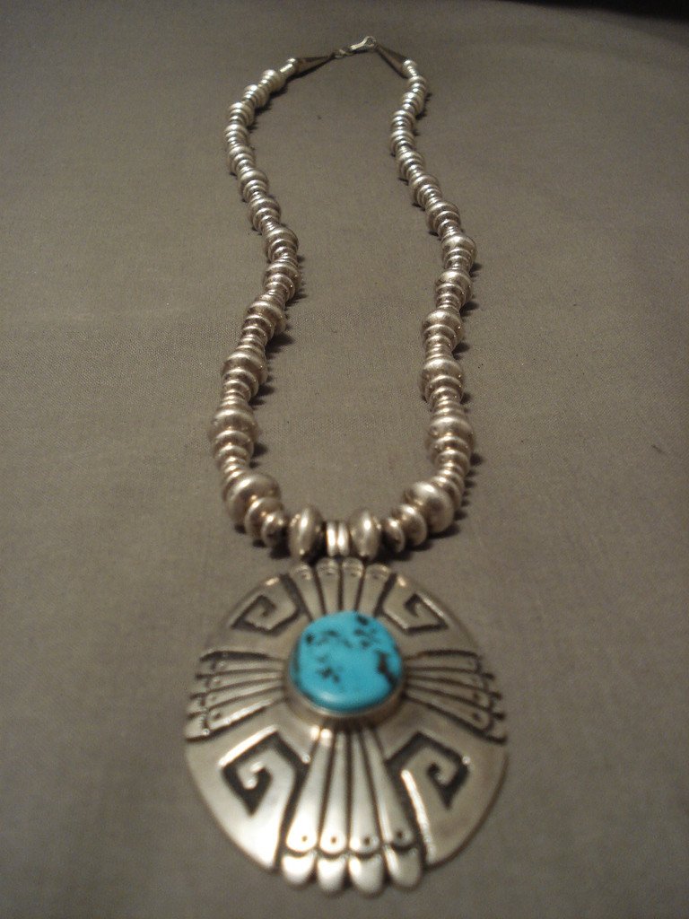 Guaranteed Authentic Vintage Navajo Thomas Singer Turquoise Native Ame ...