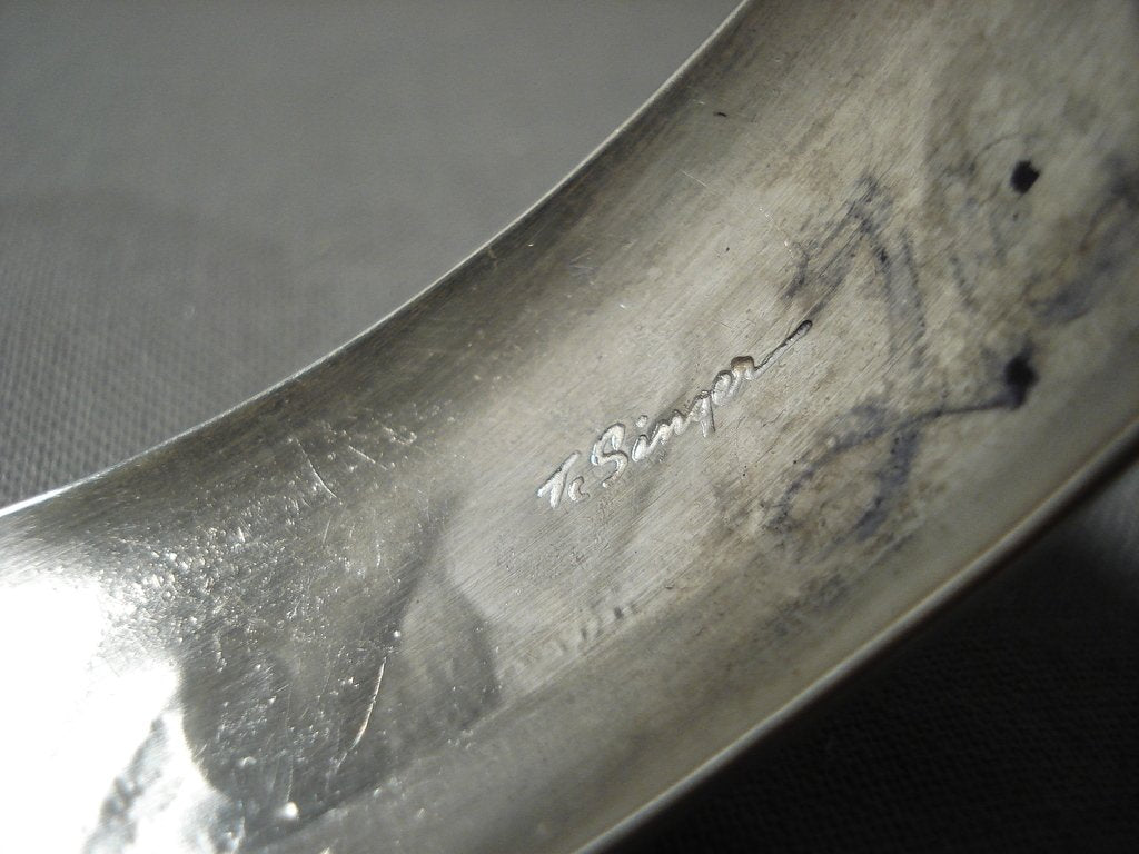 Guaranteed Authentic Vintage Navajo Thomas Singer 'Water Wave' Native ...