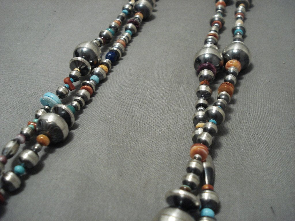 Hundreds Of Handmade Native American Jewelry Silver Beads Navajo Turqu ...