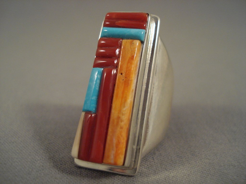 Important David Tune Navajo Turquoise Sterling Native American Jewelry ...