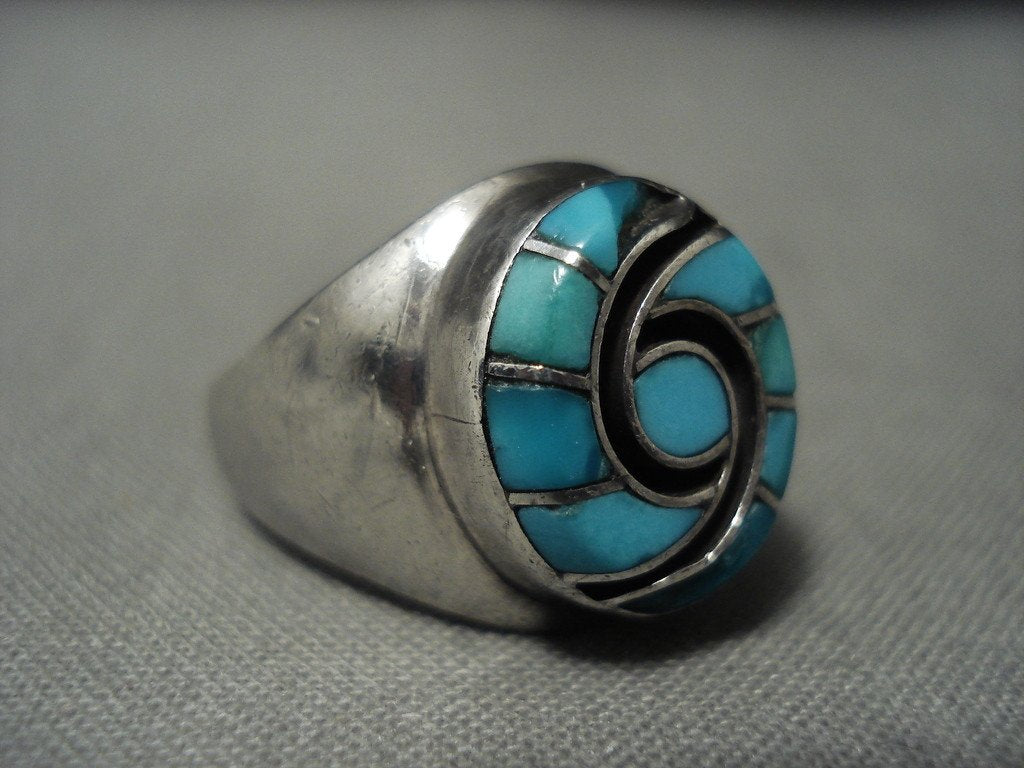 Important Famous Vintage Zuni Don Dewa Turquoise Native American Jewel ...
