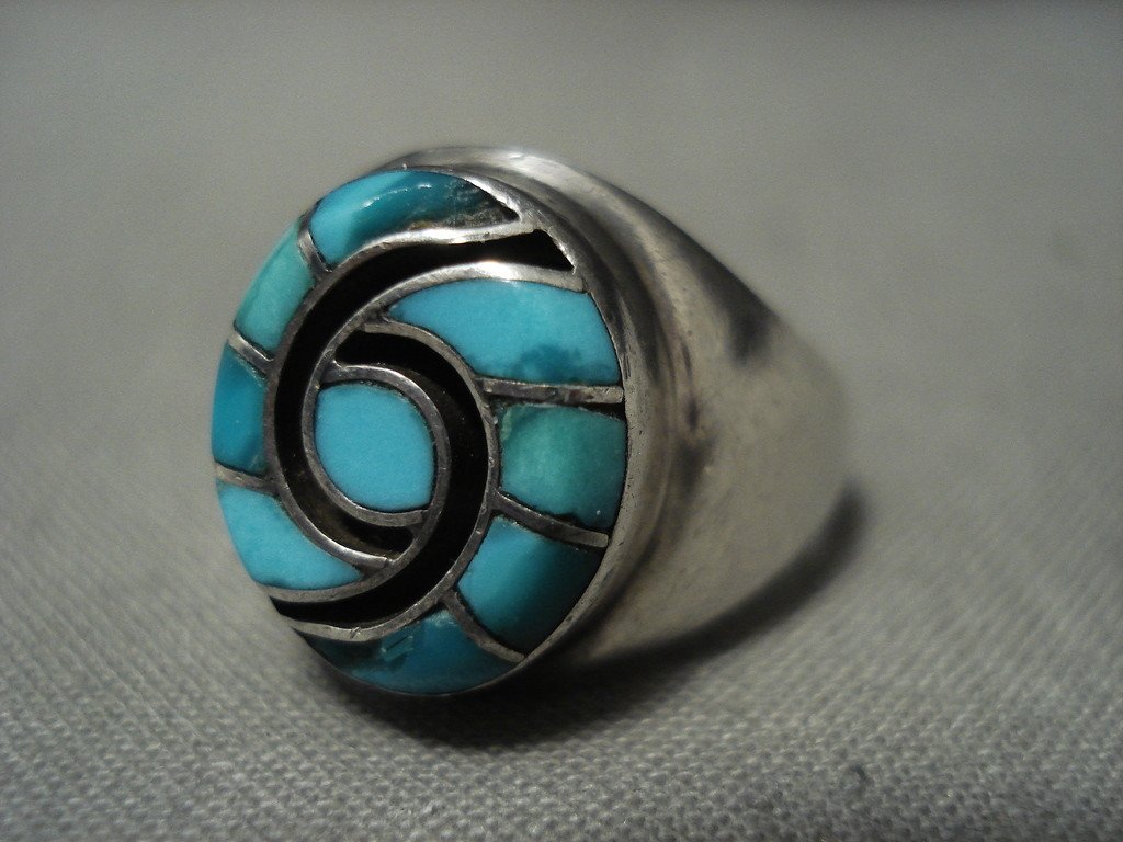 Important Famous Vintage Zuni Don Dewa Turquoise Native American Jewel ...
