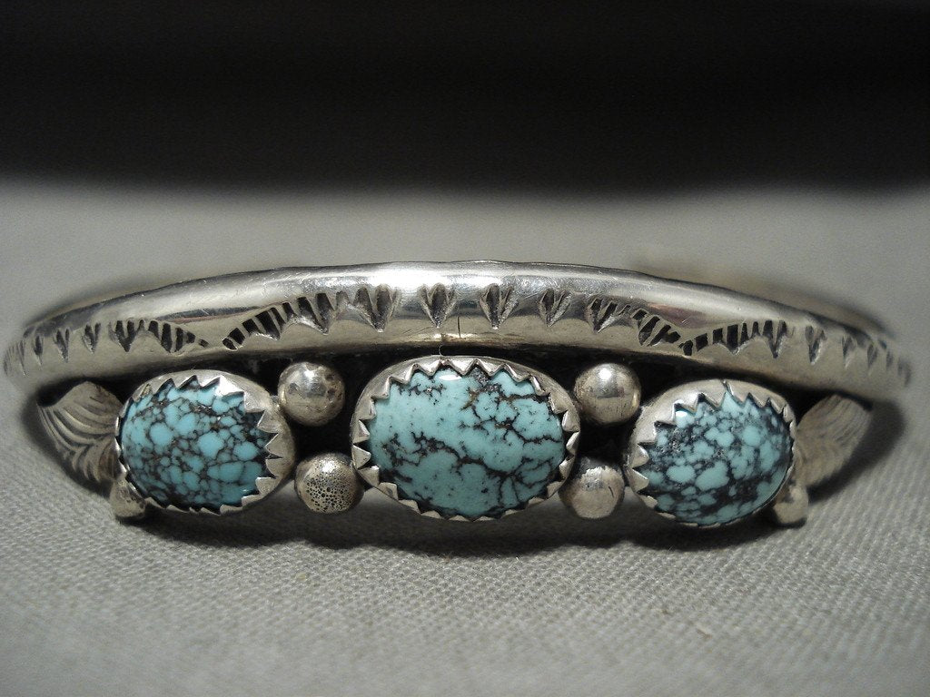 Important Gary Reeves Vintage Navajo Crow Springs Turquoise Native Ame ...