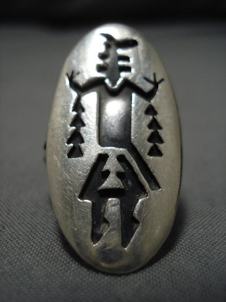 Important Juan Singer Vintage Huge Native American Navajo Yeibichai St ...