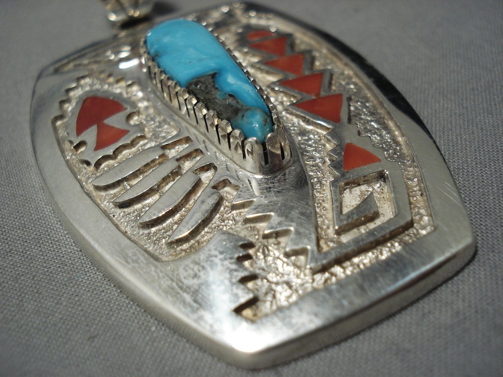 Important Native American Jewelry Navajo Michael Perry Bisbee Turquois ...