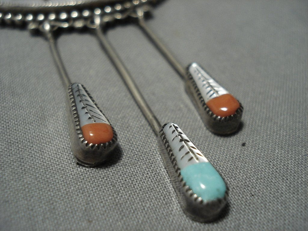 Important Vintage Native American Jewelry Zuni Don Dewa Turquoise Ster ...
