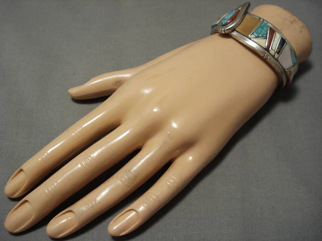 Important Vintage Native American Navajo David Tune Turquoise Sterling ...