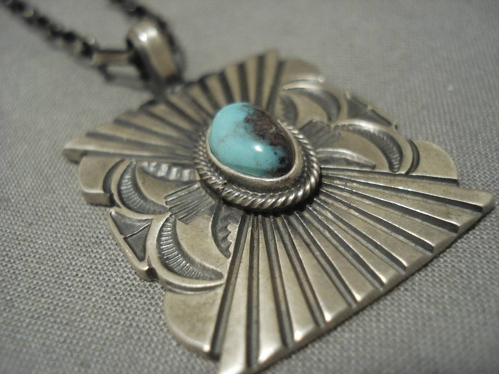 Important!! Vintage Native American Navajo Gary Reeves Bisbee Turquois ...