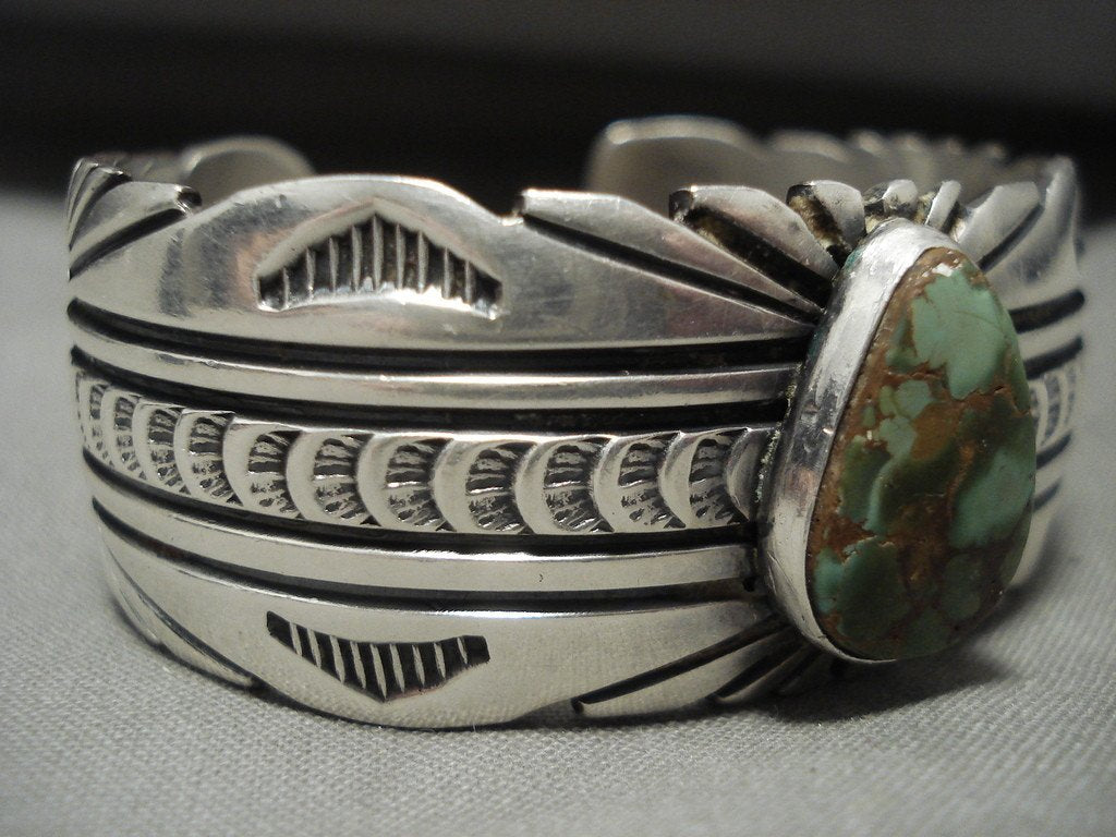 Important Vintage Navajo David Reeves Damale Turquoise Native American ...