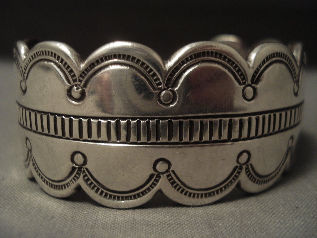 Important Vintage Navajo Deborah Native American Jewelry Silversmith N ...