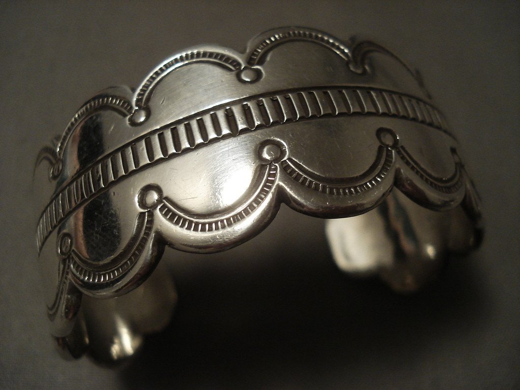 Important Vintage Navajo Deborah Native American Jewelry Silversmith N ...