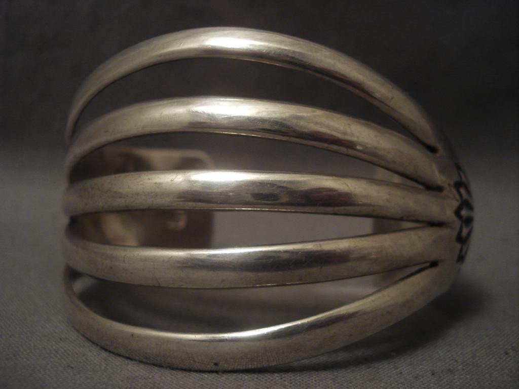 Important Vintage Navajo Johnny Mike Begay Native American Jewelry Sil ...