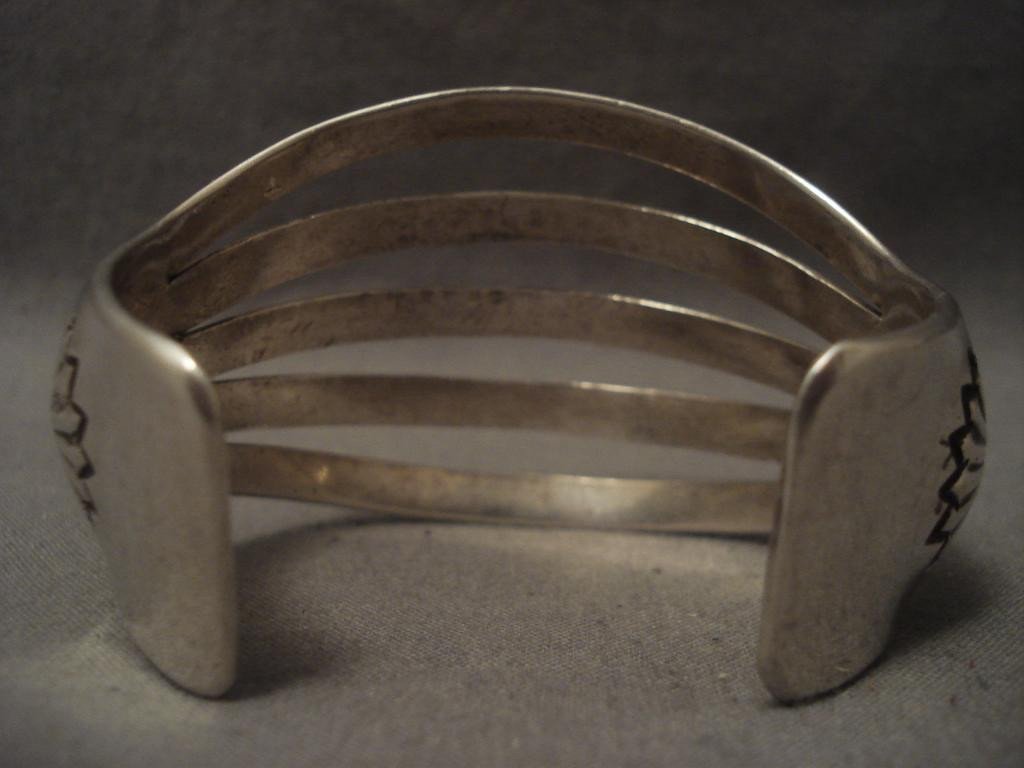 Important Vintage Navajo Johnny Mike Begay Native American Jewelry Sil ...