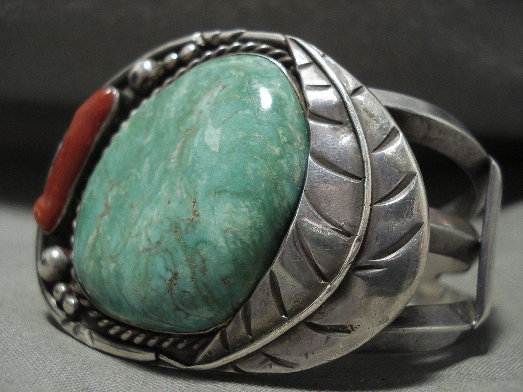 Museum Possible Apache Turquoise Vintage Navajo Coral Native American ...
