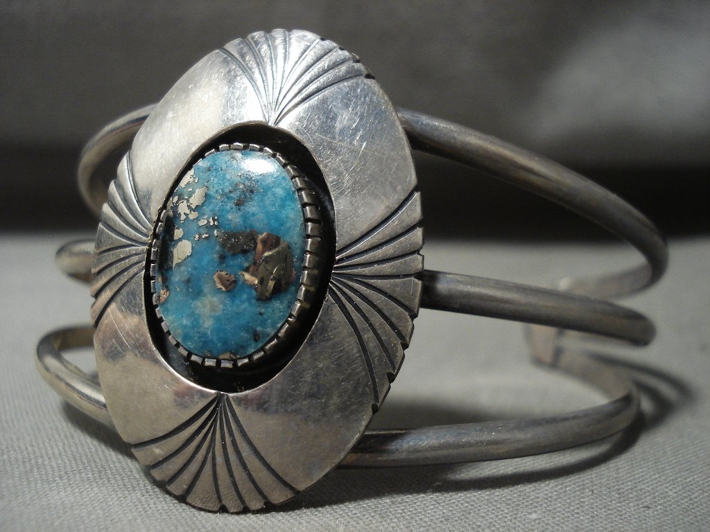 Museum Quality Vintage **old Morenci** Turquoised Native American Jewe ...