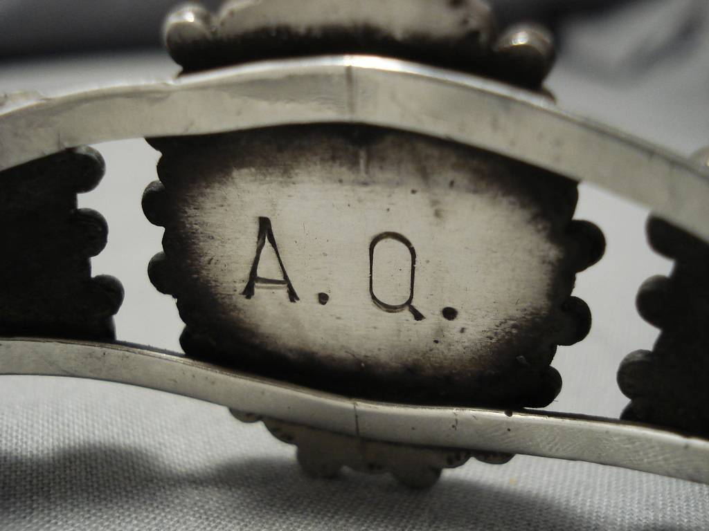 Native American Important Alice Quam Vintage Navajo Coral Sterling Sil ...