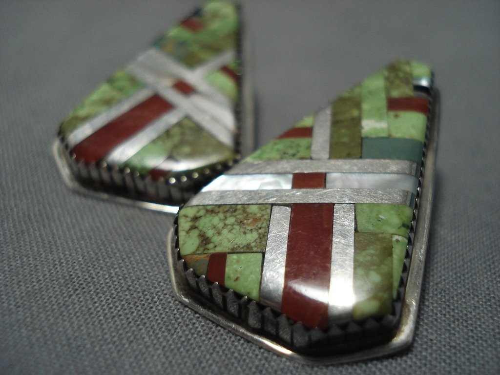 Native American Jewelry Important Vintage Santo Domingo Dan Coriz Ster ...