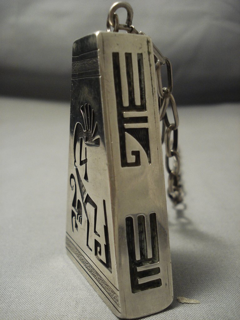 One Of The Finest Vintage Hopi Sterling Native American Jewelry Silver ...