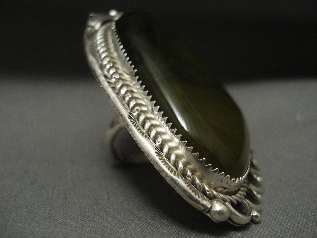 One Of The Largest Ever Navajo Tso Family Jade Native American Jewelry ...