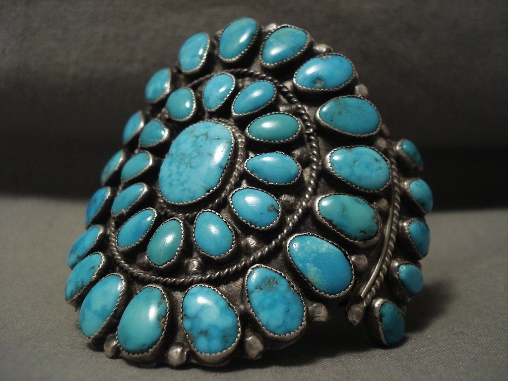 Opulent Piece- The Best Vintage Zuni Paul N Leekity Turquoise Native A ...