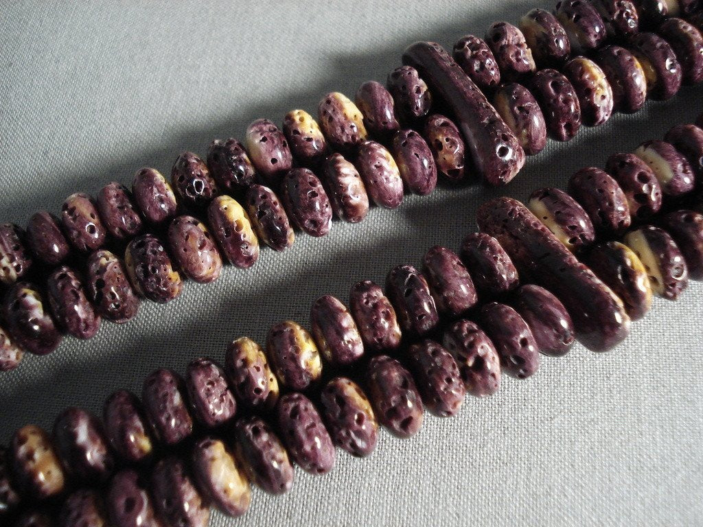 Over 200 Purple Shells Navajo Sterling Native American Jewelry Silver ...