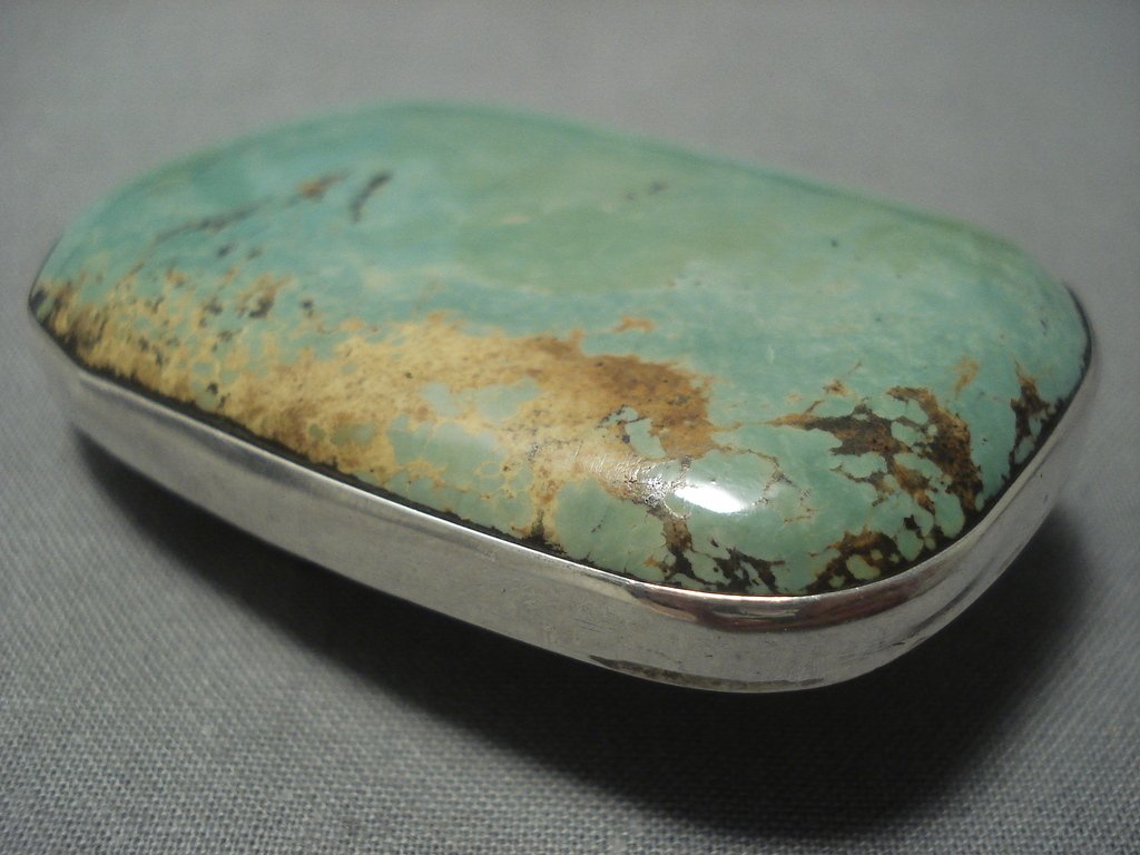 Rare Adam Fierro Vintage Royston Turquoise Sterling Native American Je ...