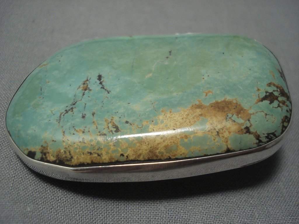 Rare Adam Fierro Vintage Royston Turquoise Sterling Native American Je ...