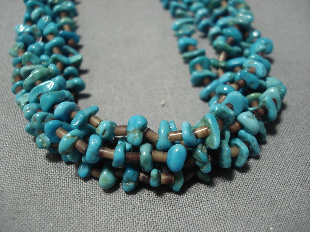 Rare Easter Blue Turquoise!! Vintage Native American Jewelry Navajo He ...